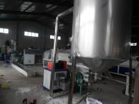 China Bottle Flakes Pellet Single Screw Extruder / Plastic Film Granule Machine for sale