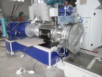 China Double Stage Recycled Granule Single Screw Extruder , Bottle Flake Pellet Machine for sale