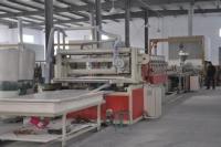 China Double Conical Screw WPC Foam Board Machine Professional For Cabinet for sale