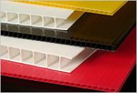China PC Hollow / Grid Plastic Extrusion Machine /  Plastic Production Line for Advertisement Decoration for sale