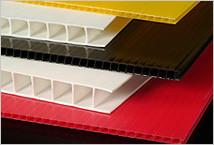 China PC Hollow / Grid Plastic Extrusion Machine /  Plastic Production Line for Advertisement Decoration for sale