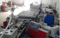 China WPC Building Template Foam Board Machine with Double Conical Screw - 1220x2440x30mm Output for Cabinet Manufacturing for sale