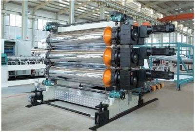 China Automatic Plastic Sheet Extrusion Line with Single Screw Machine - 600-1200mm Width, 0.2-1.2mm Thickness for sale