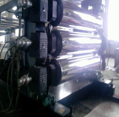 China PP PE Sheet Plastic Extrusion Line , 37KW - 75KW Extrusion Equipment for sale