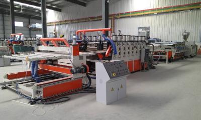 China WPC Double Screw Extruder for 1220×2440mm Foam Board Production with 50-75% Wood Content for sale