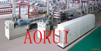 China PET Recycled Sheet Twin Screw Extruder Eco-friendly for Cups Package for sale