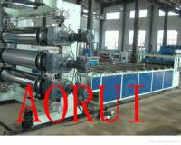 China PET Plastic Sheet Twin Screw Extruder Simple for Toys / Stationary for sale