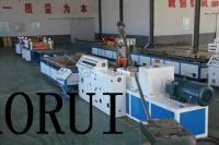 China PVC WPC Solid Door Panel Twin Screw Extruder , Plastic Door Board Extrusion Line for sale