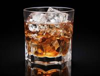 China Crystal Clear Glass Drinking Cups 7OZ For Drinking Scotch Vodka for sale