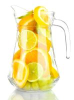 China 1 Liter Glass Water Pitcher Customized Glass Water Carafe Transparent for sale