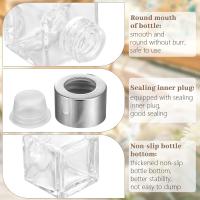 China Clear Crystal Glass Perfume Bottles Refillable 100ml Reed Diffuser Bottles for sale