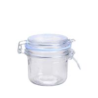 China 200ML Wide Mouth Empty Glass Jars With Lids for Food Storage for sale