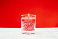 China Round Glass Candle Votive Holders 2.5 Inches Transparent Candle Holder 300ML for sale