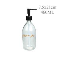 China Refillable Liquid Glass Soap Dispenser Bottles 16Oz Hand And Dish Soap Dispensers for sale