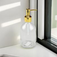 China Lotion Glass Soap Dispenser Bottles Smooth 500ML Glass Hand Soap Bottles for sale
