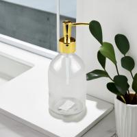 China Lotion Glass Soap Dispenser Bottles Smooth 500ML Glass Hand Soap Bottles for sale