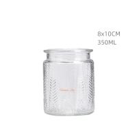 China Home Scented Glass Jar Candles 12OZ Small Candle Glass Holders Smooth for sale