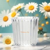 China 80ML Tealight Glass Votive Candle Holders For Wedding Table Centerpiece for sale