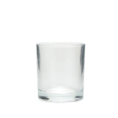 China 16OZ Cystal Clear Glass Candle Holders Aromatherapy Votive Candle Jar for sale