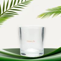 China Decor Holiday Glass Votive Candle Holders 170ML Volume Customized for sale