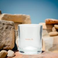 China 16OZ Cystal Clear Glass Candle Holders Aromatherapy Votive Candle Jar for sale
