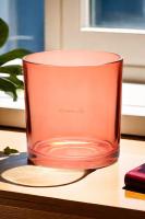 China Large Red Glass Votive Candle Holders 4 Inch Soy Wax Candle Jars for sale