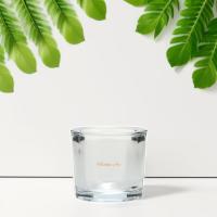 China Crystal Glass Birthday Candle Holders Clear Tea Light Candle In Glass Jar for sale