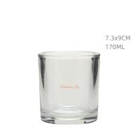 China Decor Holiday Glass Votive Candle Holders 170ML Volume Customized for sale