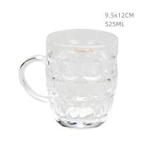 China Freezer Clear Beer Glasses Mug Personalized 16 Ounces Capacity for sale