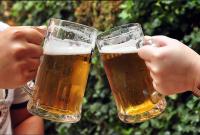 China Traditional Glass Beer Mug 330ML Cool Beer Glasses Cylindrical for sale