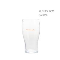 China Premium 570ML Glass Drinking Cups Lager Pilsner Drinking Glasses for sale