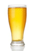 China Premium 570ML Glass Drinking Cups Lager Pilsner Drinking Glasses for sale