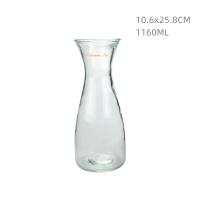China Glass Large Milk Bottles 1160ML Glass Milk Jars With Lids Leakproof for sale