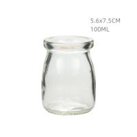 China Versatile Reusable Glass Yogurt Jars For Pudding 100ML Capacity for sale