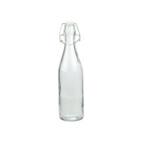 China Glass Flip Top Brewing Bottles Kombucha 500ML Milk Bottles BPA Free for sale