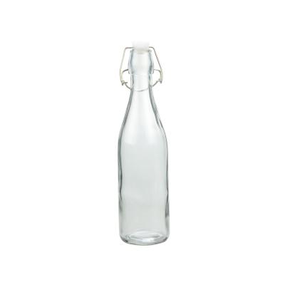 China Glass Flip Top Brewing Bottles Kombucha 500ML Milk Bottles BPA Free for sale