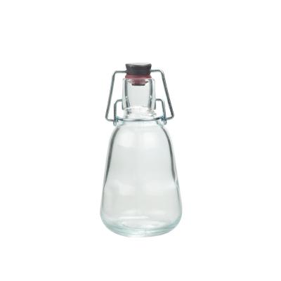 China Small Swing Top Glass Milk Bottles 225ML For Storage Serving for sale