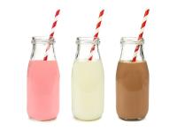 China Small Swing Top Glass Milk Bottles 225ML For Storage Serving for sale