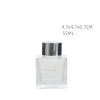 China Tailored 55ML Glass Diffuser Bottles Car Glass Perfume Bottle for sale