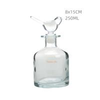China Stylish Large Glass Diffuser Bottles 250ML Glass Car Perfume Bottle for sale
