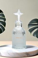 China Airtight Small Glass Diffuser Bottles 85ML With Fancy Cap LFGB for sale