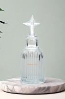 China Airtight Small Glass Diffuser Bottles 85ML With Fancy Cap LFGB for sale