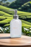 China Kitchen Glass Soap Dispenser Bottles 500ML Glass Soap Pump Bottles FDA for sale