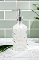 China Clear Glass Soap Dispenser Bottles 500ML Capacity Screw On Closure Type for sale