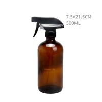 China Colored Amber Glass Soap Dispenser Bottles Sprayer For Essential Oil for sale