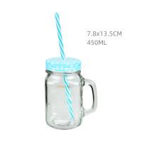 China Glass Mason Beverage Jar With Airtight Lid Vintage Style Customized for sale