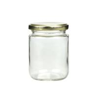 China Glass Clear Mason Jar Lids 230ML Sauces Mason Storage Jars Vintage Style for sale