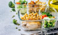 China Versatile Glass Round Containers With Lids Airtight Food Storage Glass Jars FDA for sale