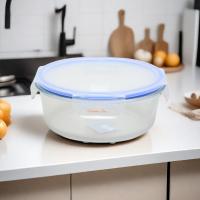 China 1200ML Airtight Glass Food Storage Containers Leakproof Locking Lids for sale