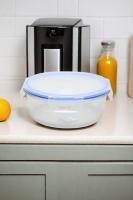 China 1200ML Airtight Glass Food Storage Containers Leakproof Locking Lids for sale